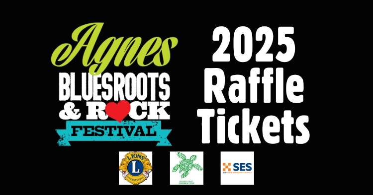 Community Raffle! | Agnes Blues Roots & Rock Festival 2025
